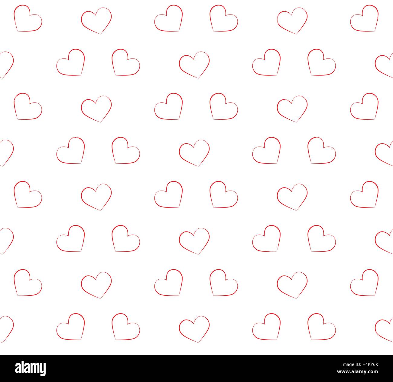 Seamless pattern with hearts.Vector illustration Stock Vector Image ...
