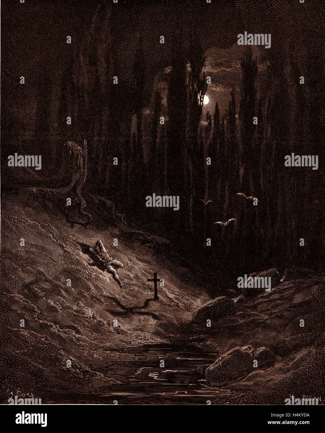 Atala gustave dore hi-res stock photography and images - Alamy