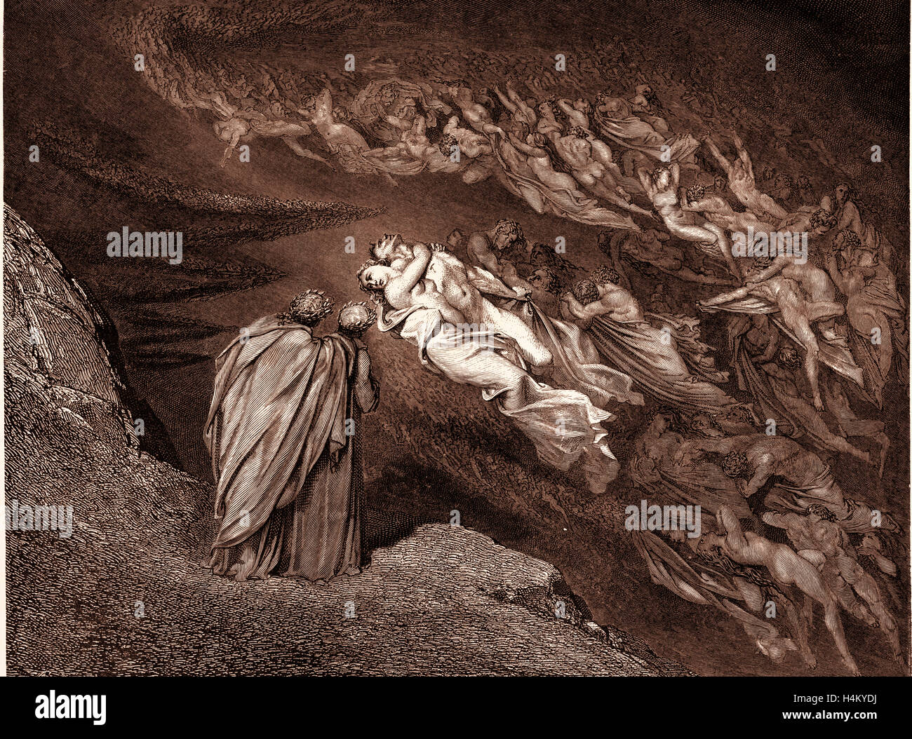 Paolo and Francesca Stock Photo - Alamy