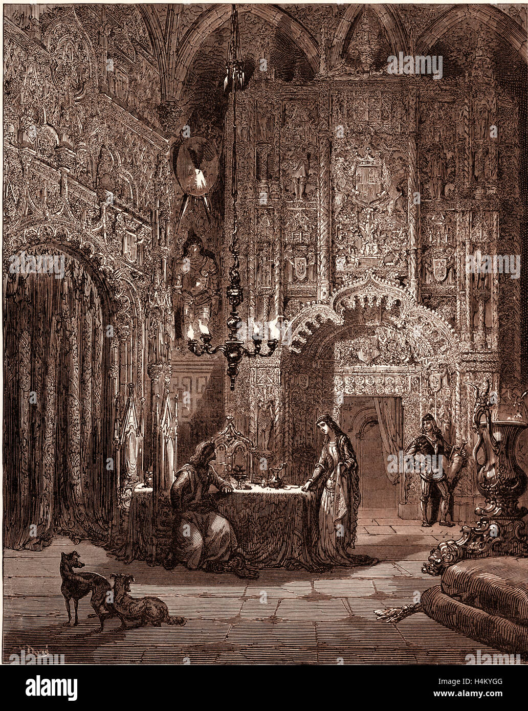 The Enchanted Castle Stock Photo - Alamy