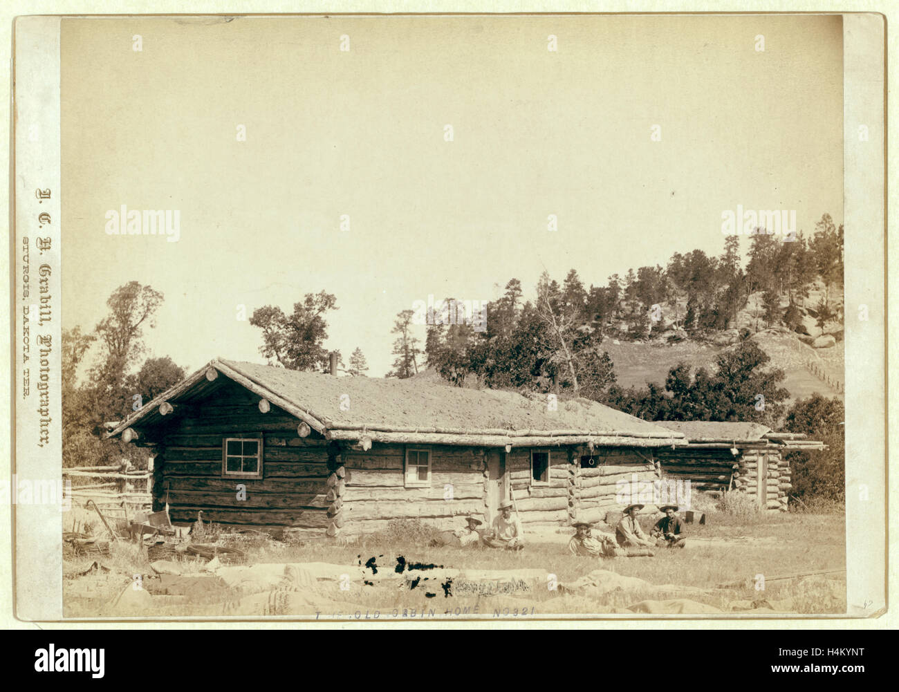 The Old Cabin Home Stock Photo - Alamy