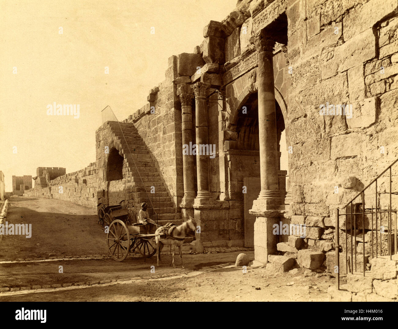 Tebessa, Arch of Caracalla and the Walls of the Byzantine Citadel ...