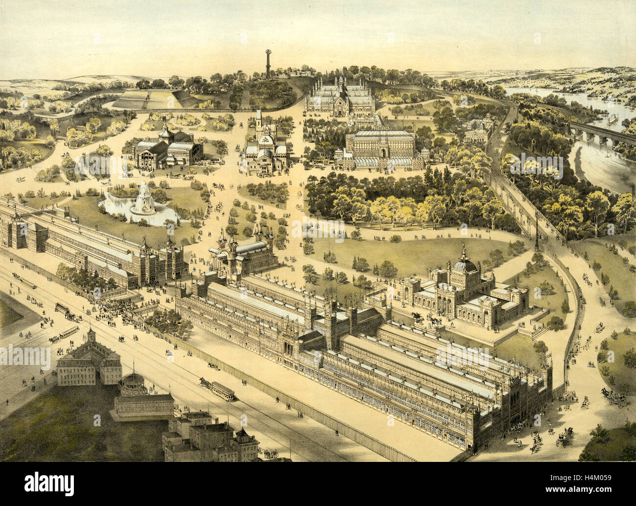 Fairmount park 1876 hi-res stock photography and images - Alamy