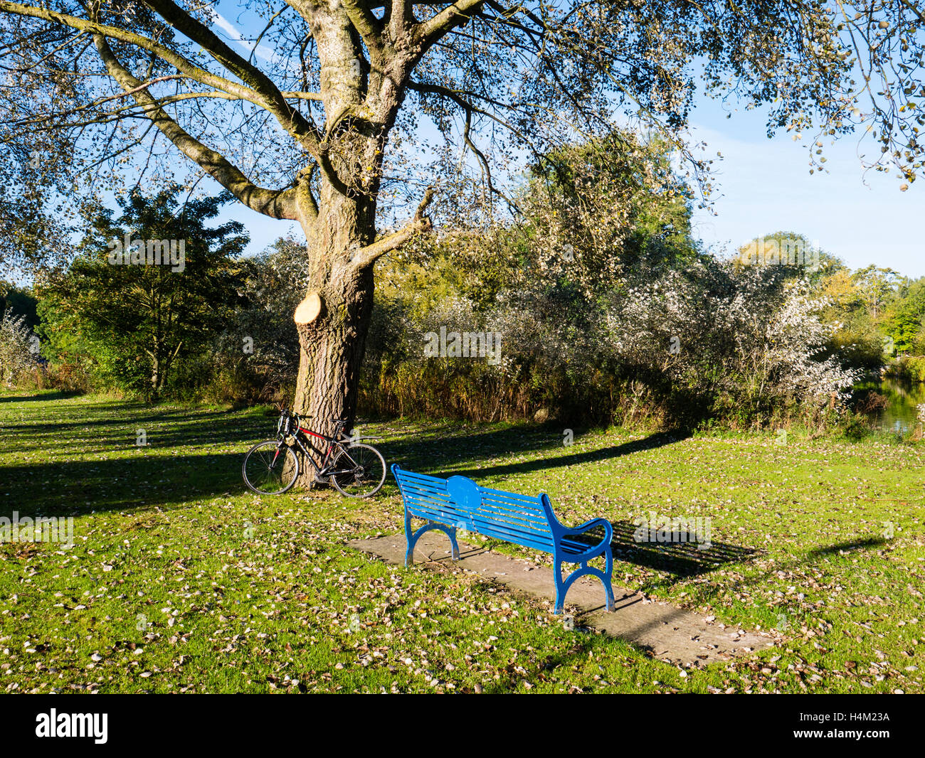 on The Thames Path, Kings Meadows, next to River Thames, Park, Reading ...