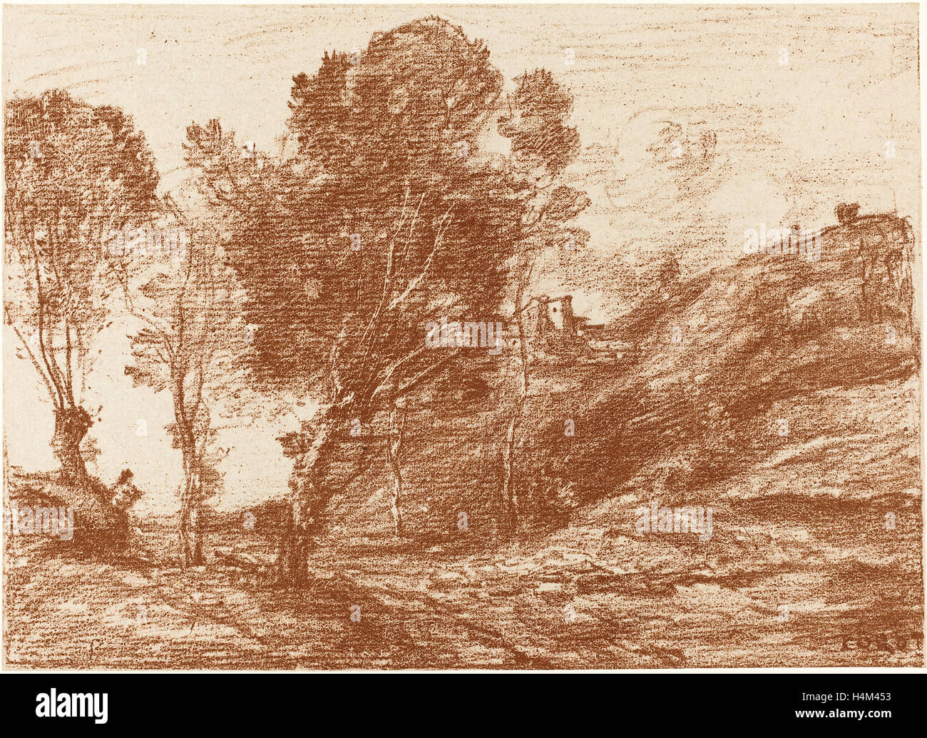 Jean-Baptiste-Camille Corot (French, 1796 - 1875), Souvenir of Italy ...