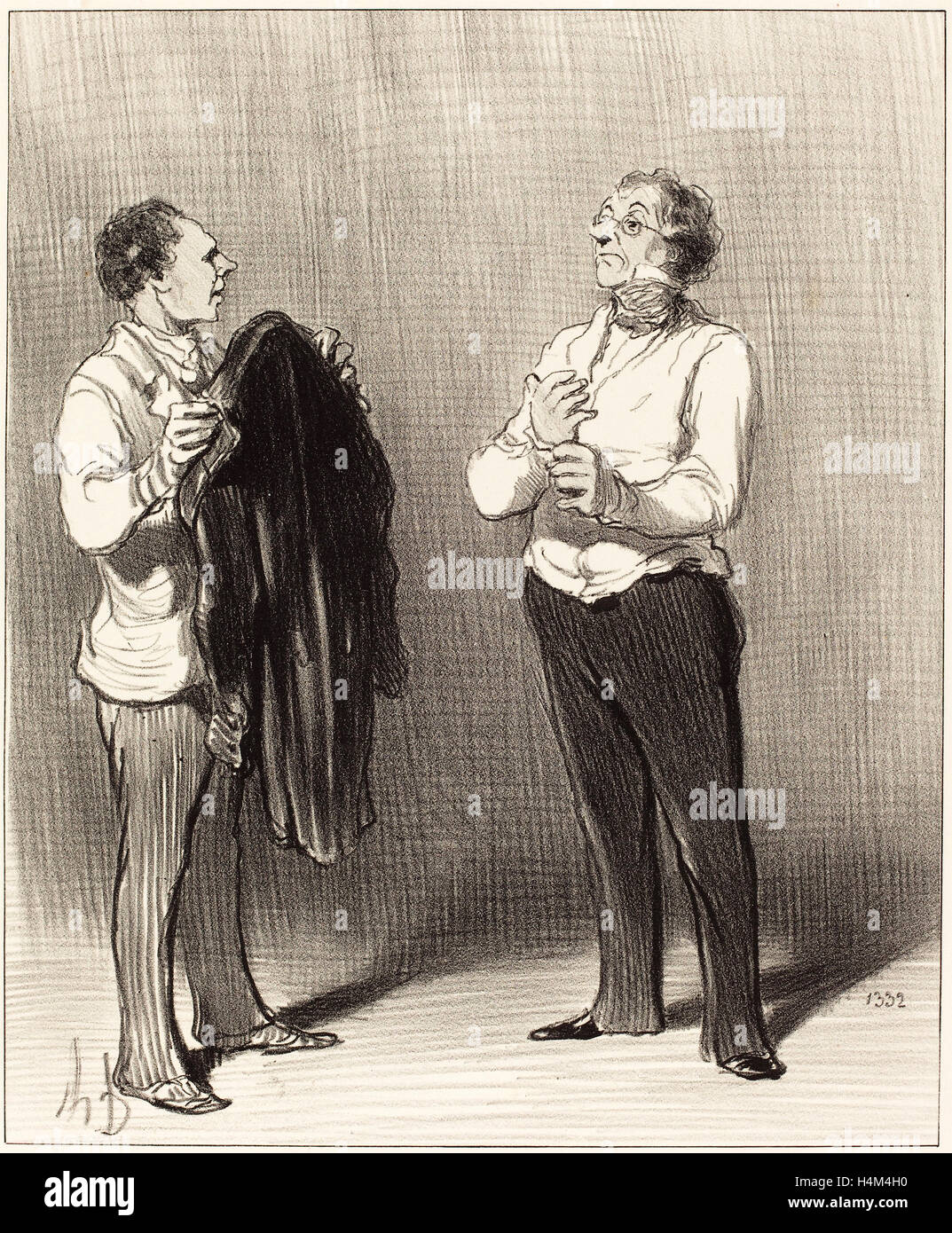 Honoré Daumier (French, 1808 - 1879), (Le Domestique) - Monsieur ferait ...