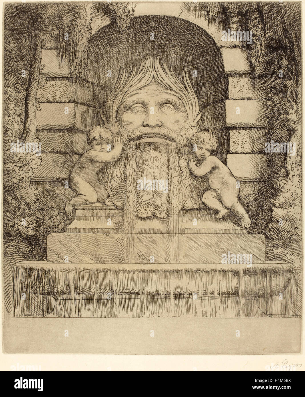 Grotesque fountain hi-res stock photography and images - Alamy