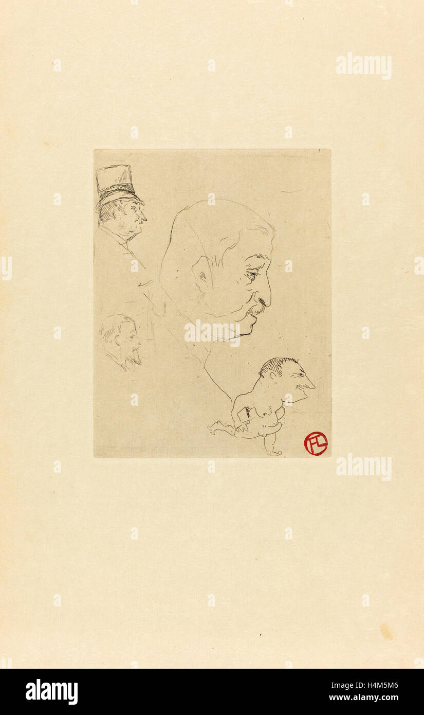 Henri de Toulouse-Lautrec (French, 1864 - 1901), Sketch (Croquis), 1898 ...