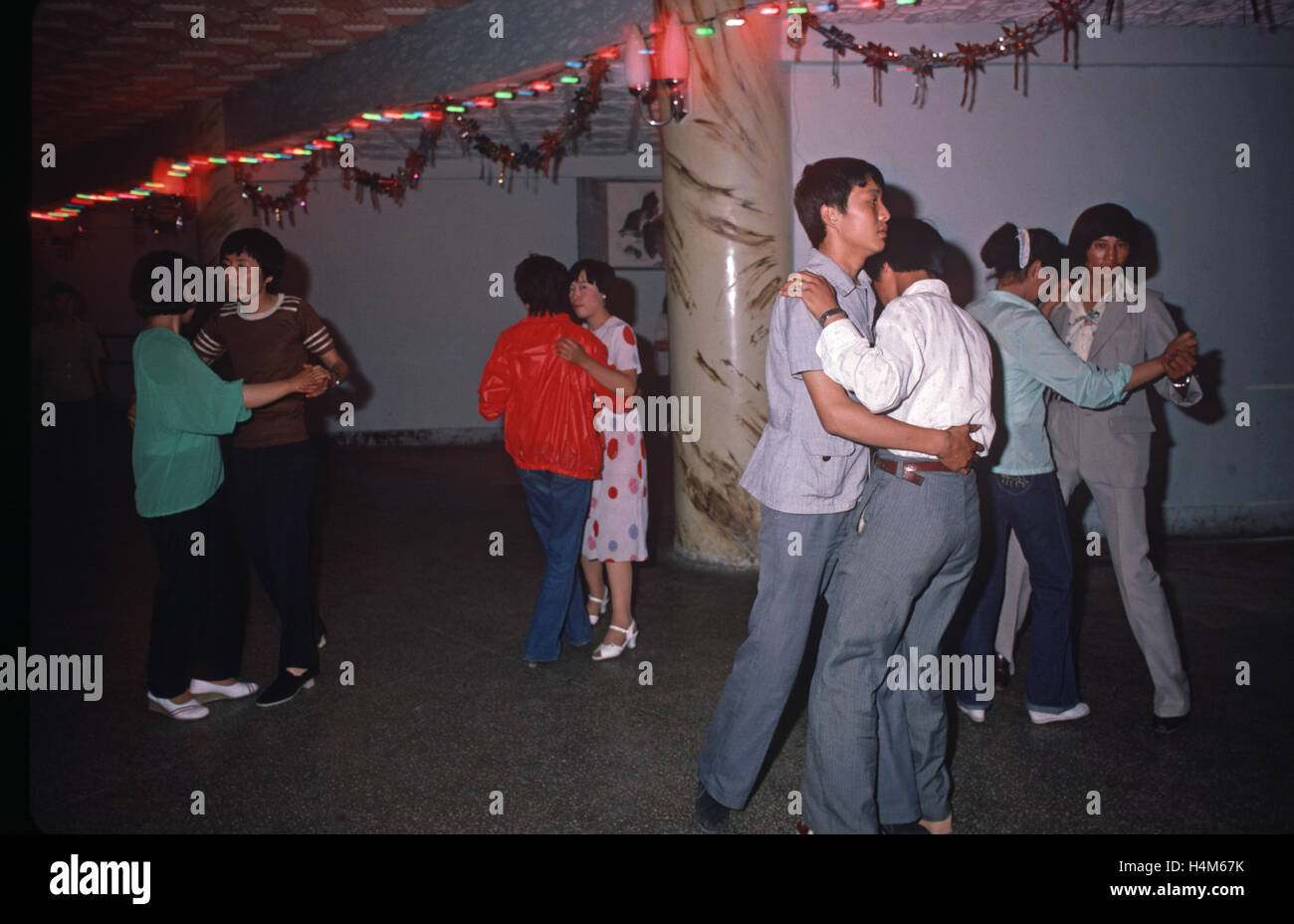 Western style dancing in Harbin bomb shelter used as nightclub, Harbin ...