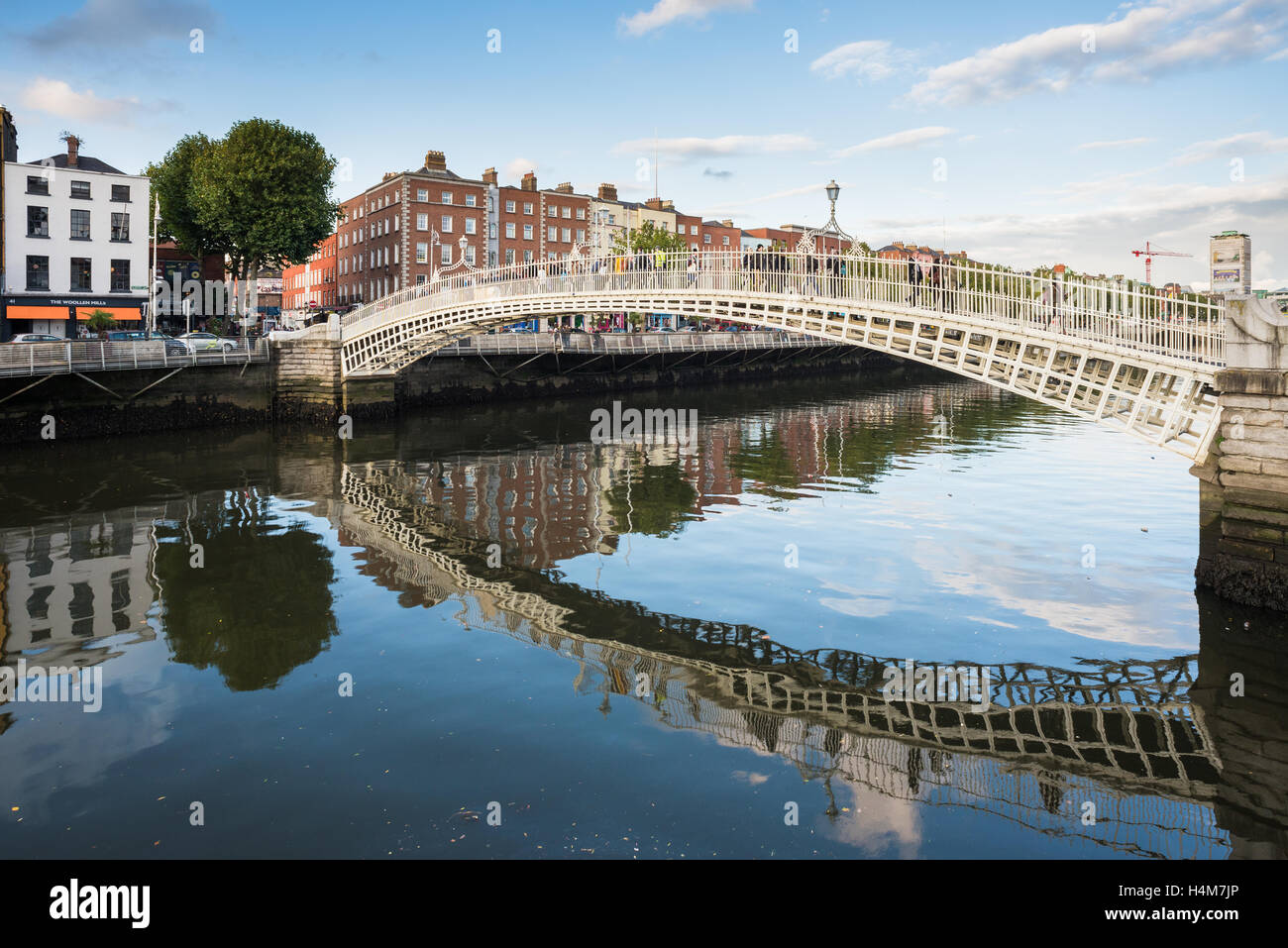 Ha'penny Bridge in Dublin City - Ireland Stock Photo - Alamy