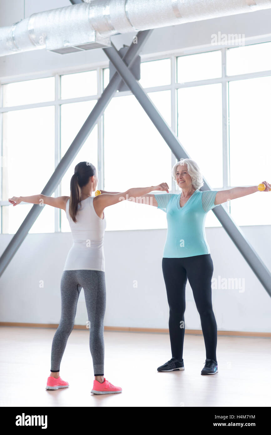 Repeating exercises hi-res stock photography and images - Alamy