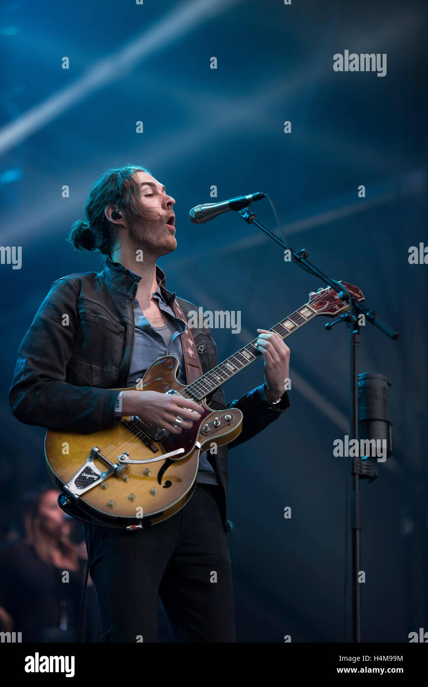 Andrew Hozier-Byrne aka Hozier performs at Bumbershoot festival day 3 ...
