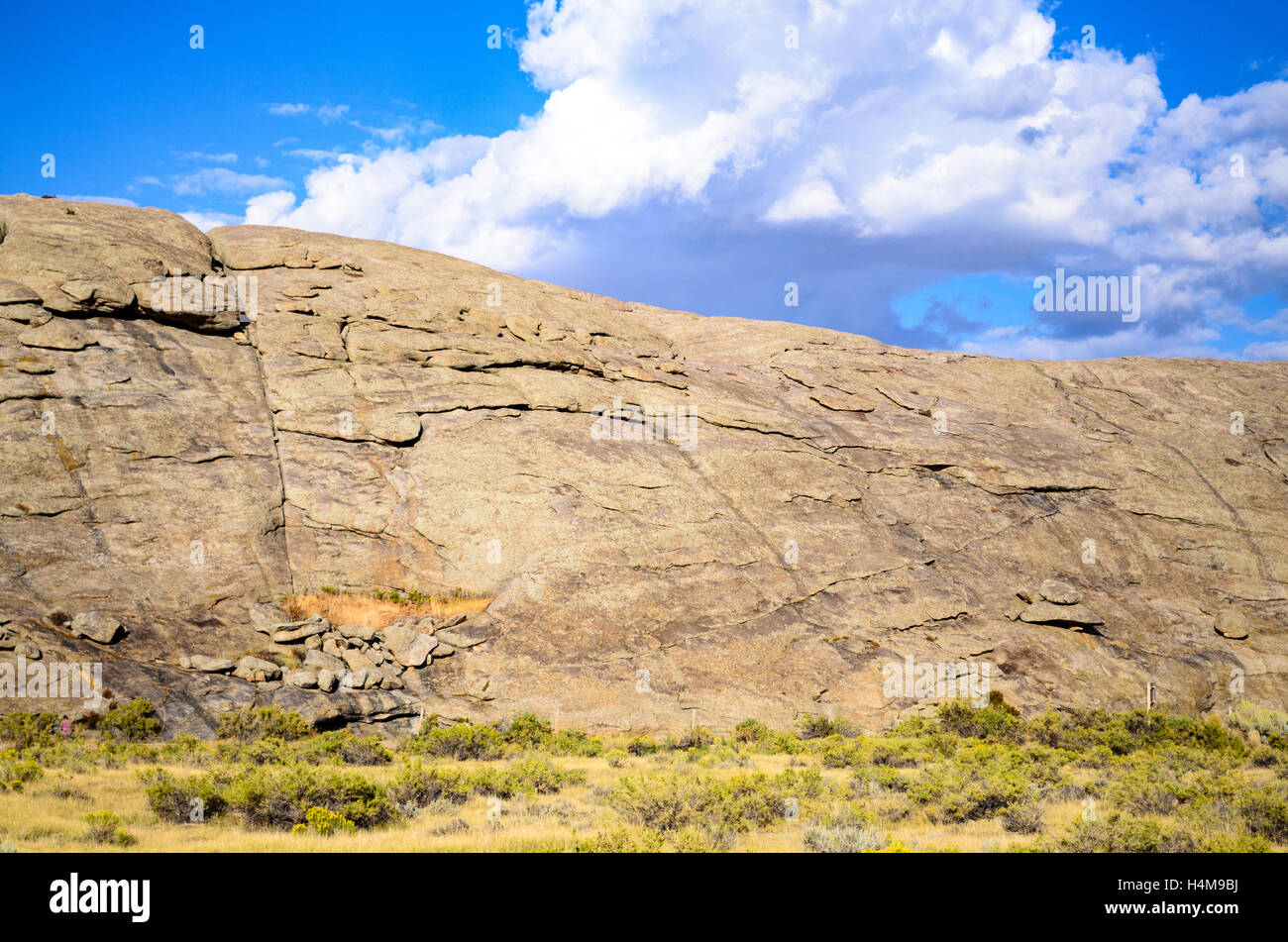 Independence Rock State Historic Site Stock Photo - Alamy