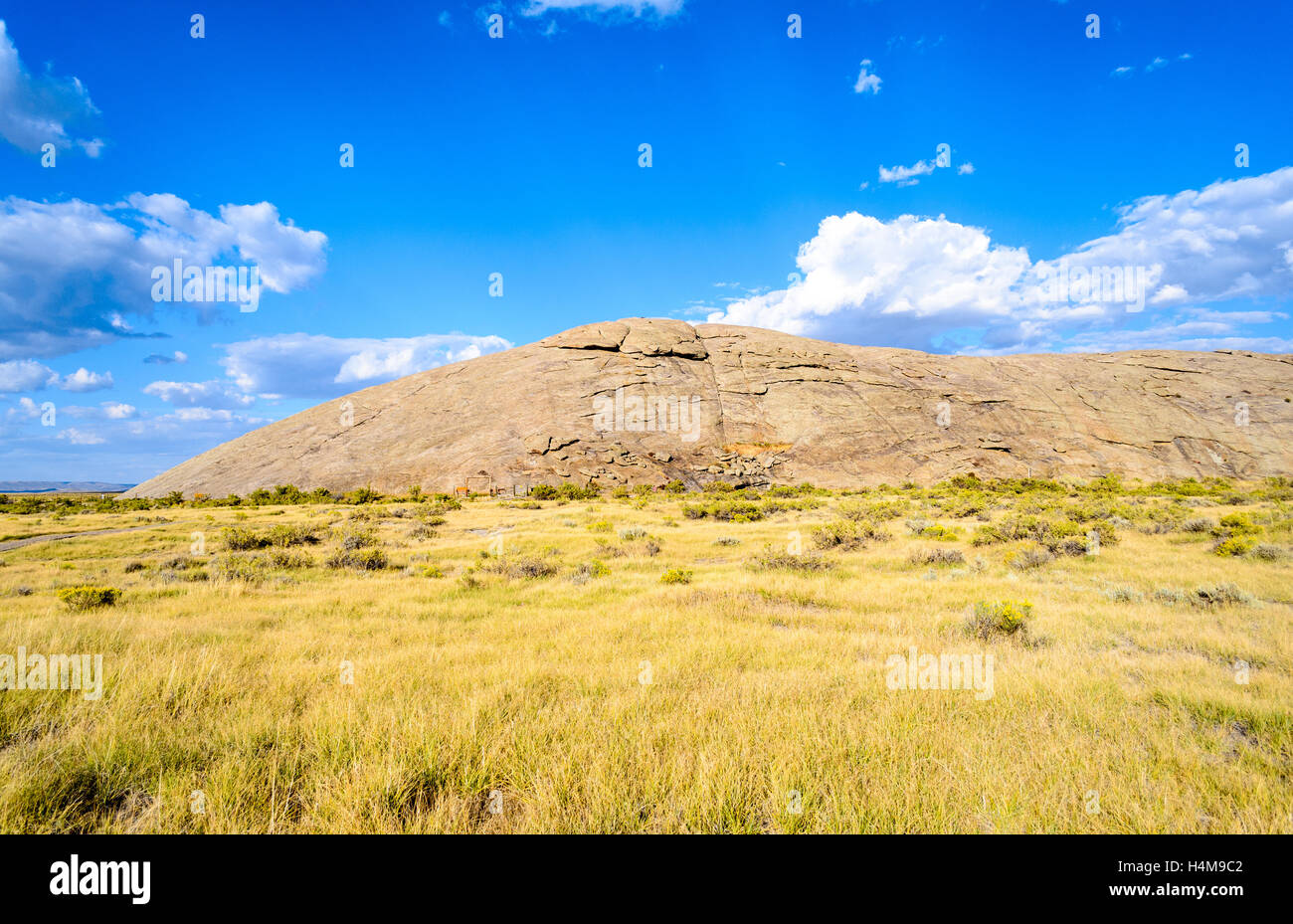 Independence Rock State Historic Site Stock Photo - Alamy