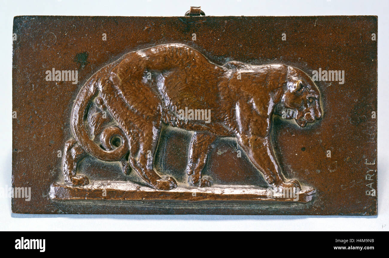 Antoine-Louis Barye, Walking Panther, French, 1795-1875, model 1831 ...