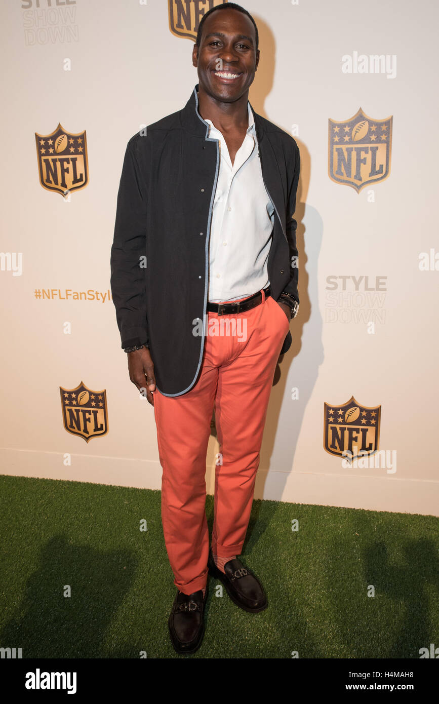 Former NFL Jets Fullback Tony Richardson attends the NFL Style Showdown ...