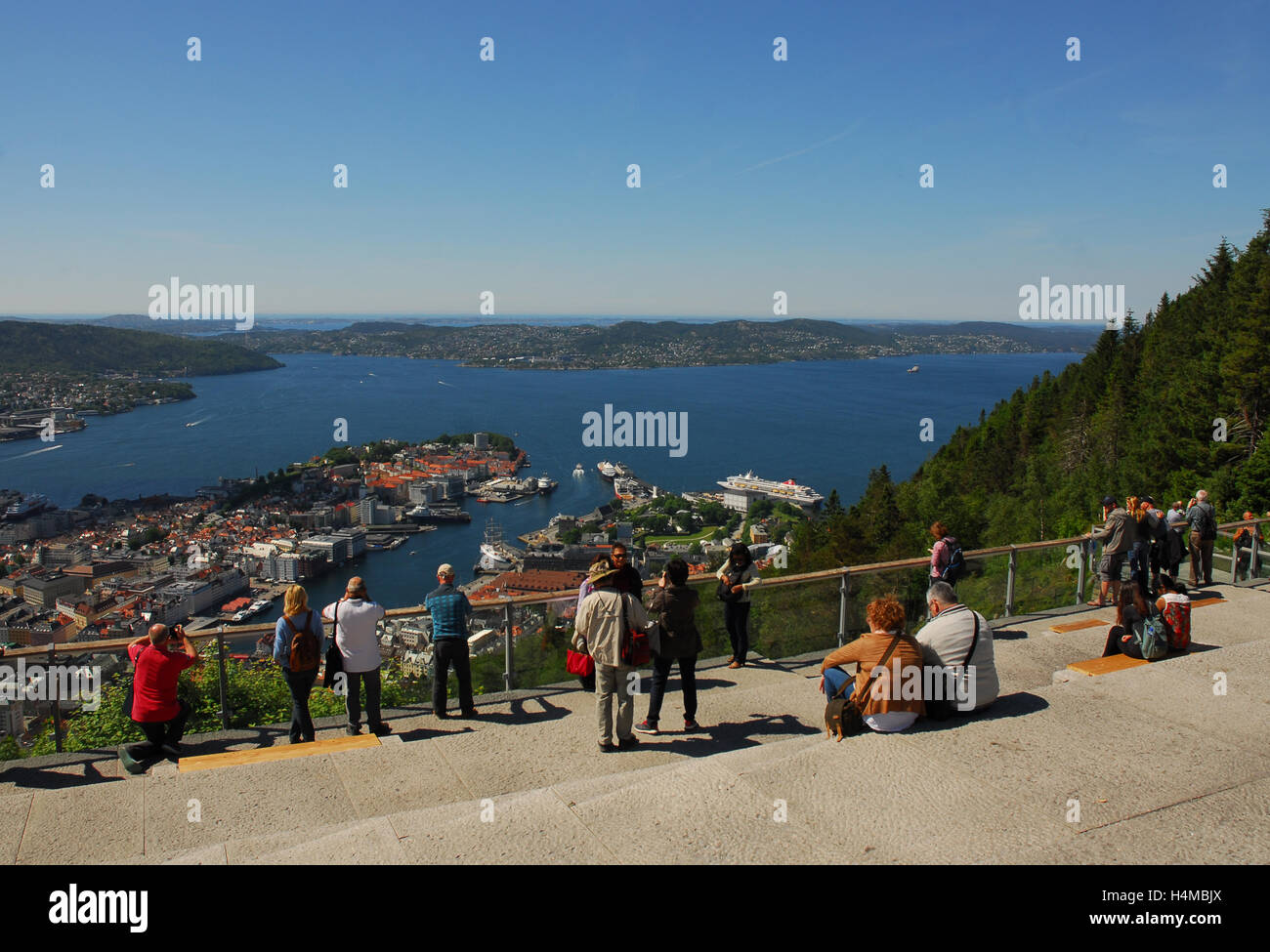 Mount floyen funicular railway hi-res stock photography and images - Alamy