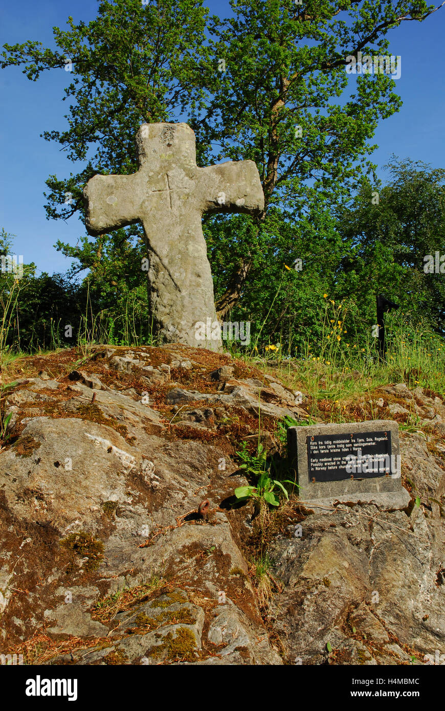 Stone cross norway hi-res stock photography and images - Alamy