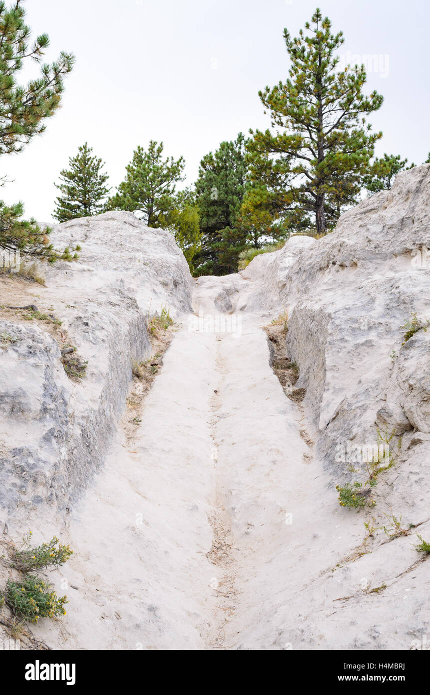 Oregon Trail Ruts State Historic Site Stock Photo - Alamy