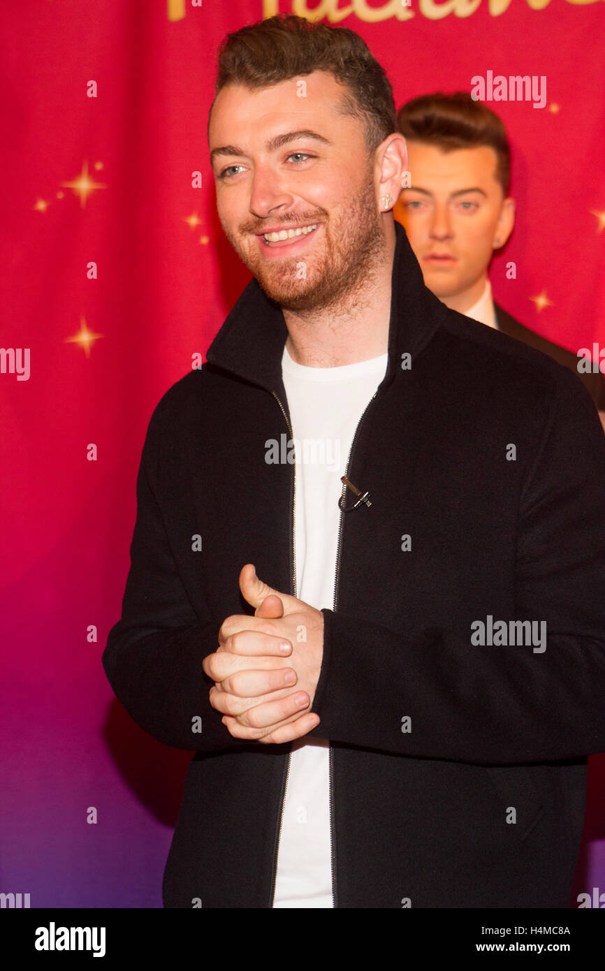 SAN FRANCISCO, CA- AUG 10: Musician Sam Smith appears next to the ...
