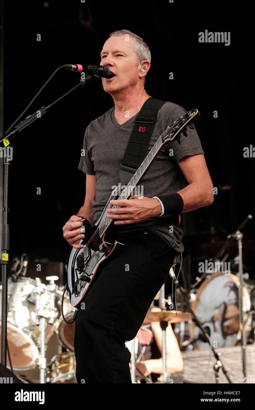 Singer Page Hamilton of Helmet performs at 2015 Monster Energy ...
