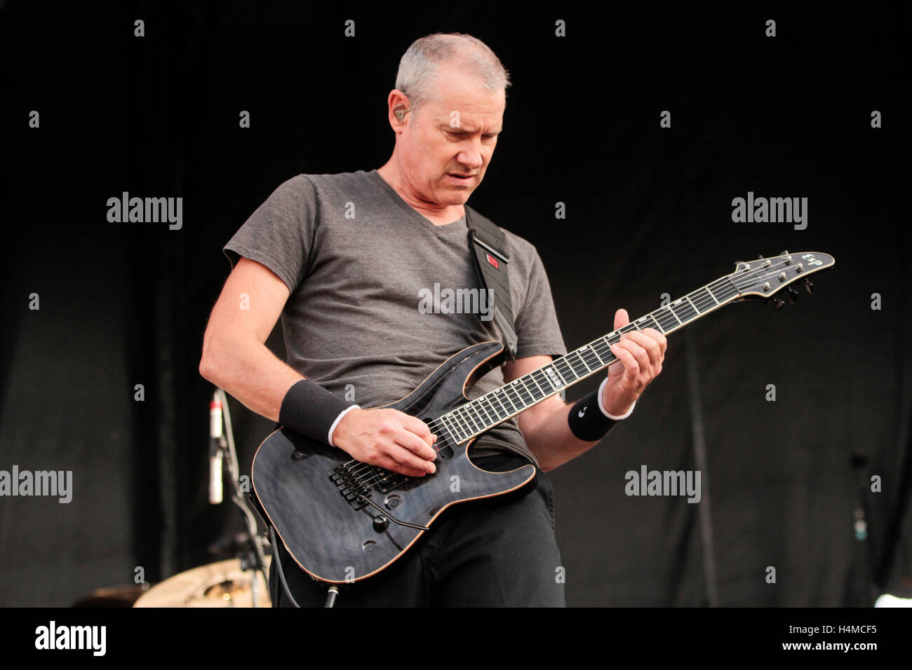 Singer Page Hamilton of Helmet performs at 2015 Monster Energy ...
