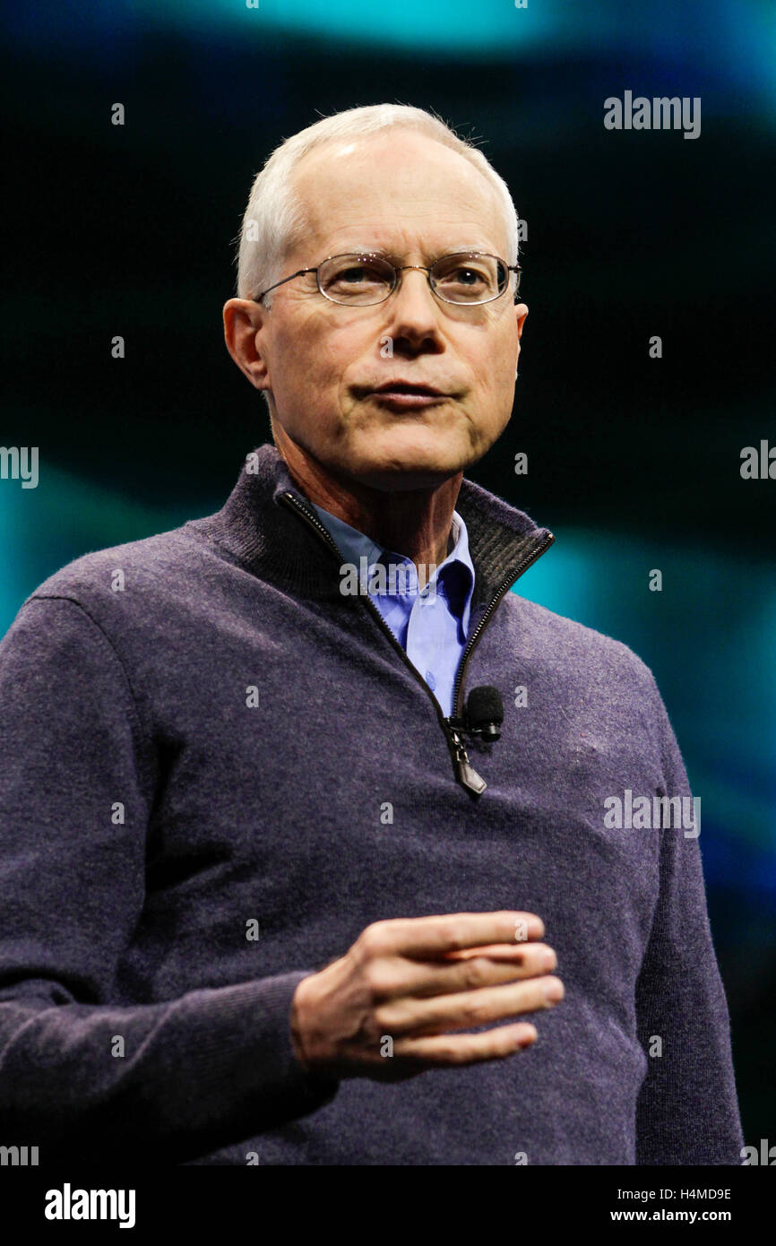 SAN JOSE, CA - NOV 3: Intuit co-founder, Scott Cook, speaks at the ...