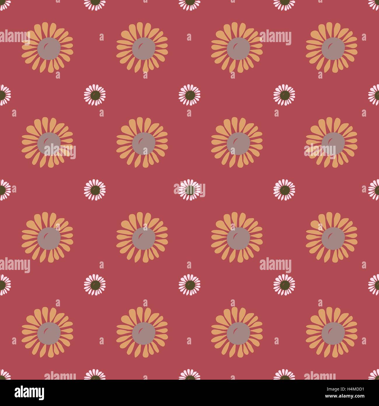 Seamless Vintage flower pattern Stock Vector Image & Art - Alamy