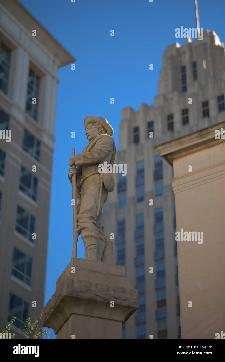 Our Confederate Dead Memorial Statue. N Liberty St, Winston-Salem, NC ...