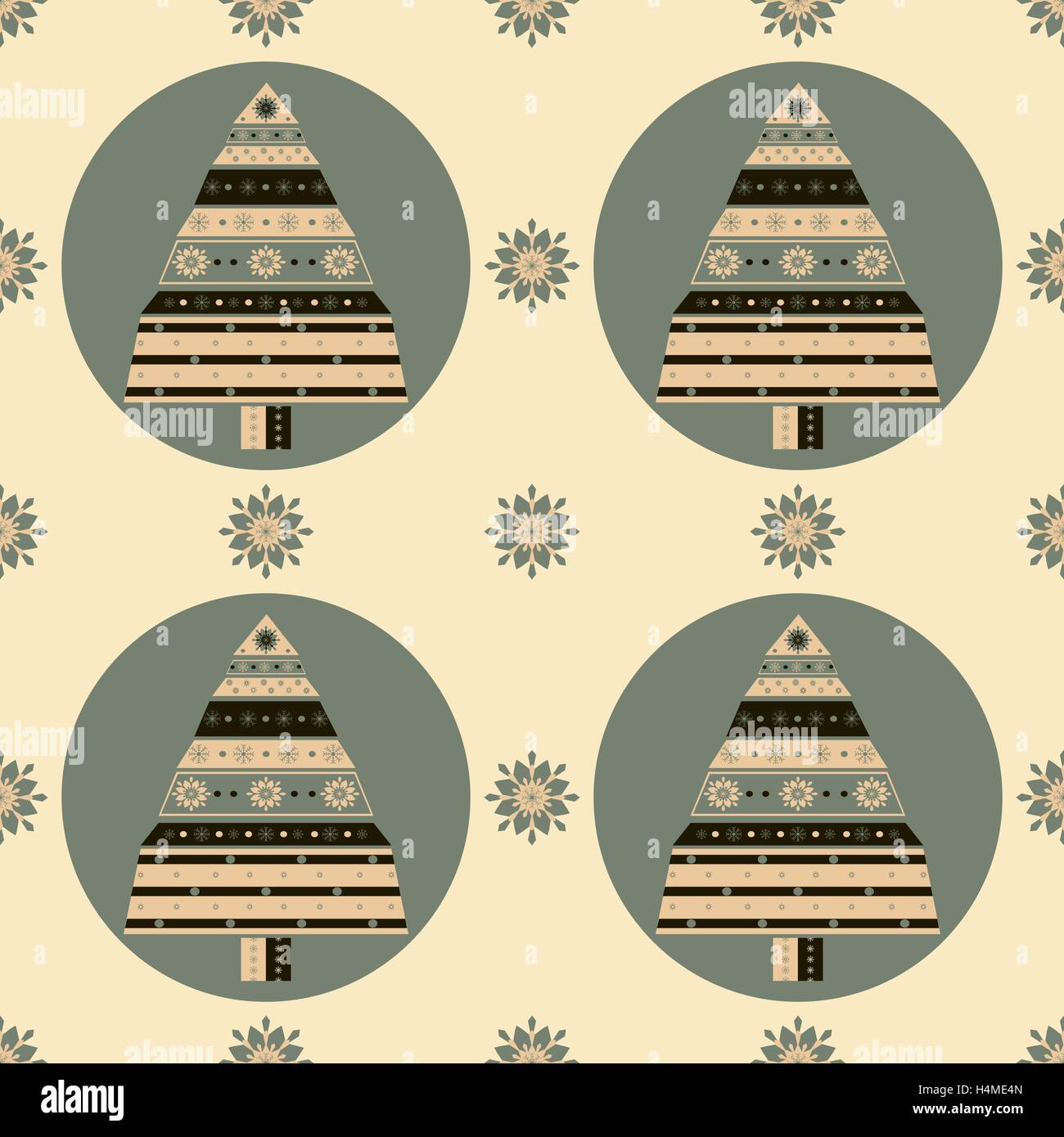 Christmas tree decorations outside Stock Vector Images - Alamy