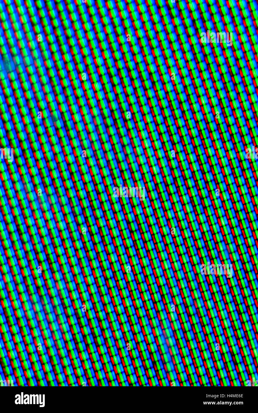 Close up television screen / cathode ray tube Stock Photo - Alamy