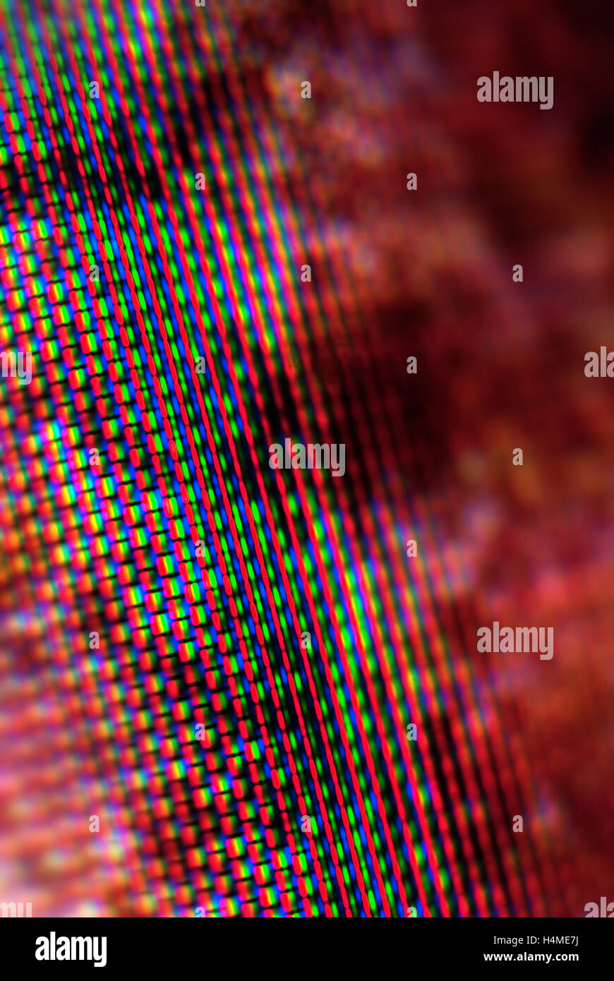 Close up television screen / cathode ray tube Stock Photo - Alamy