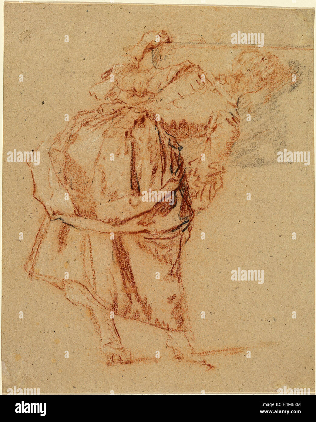 Nicolas Lancret (French, 1690 - 1743), A Young Woman Looking in a ...