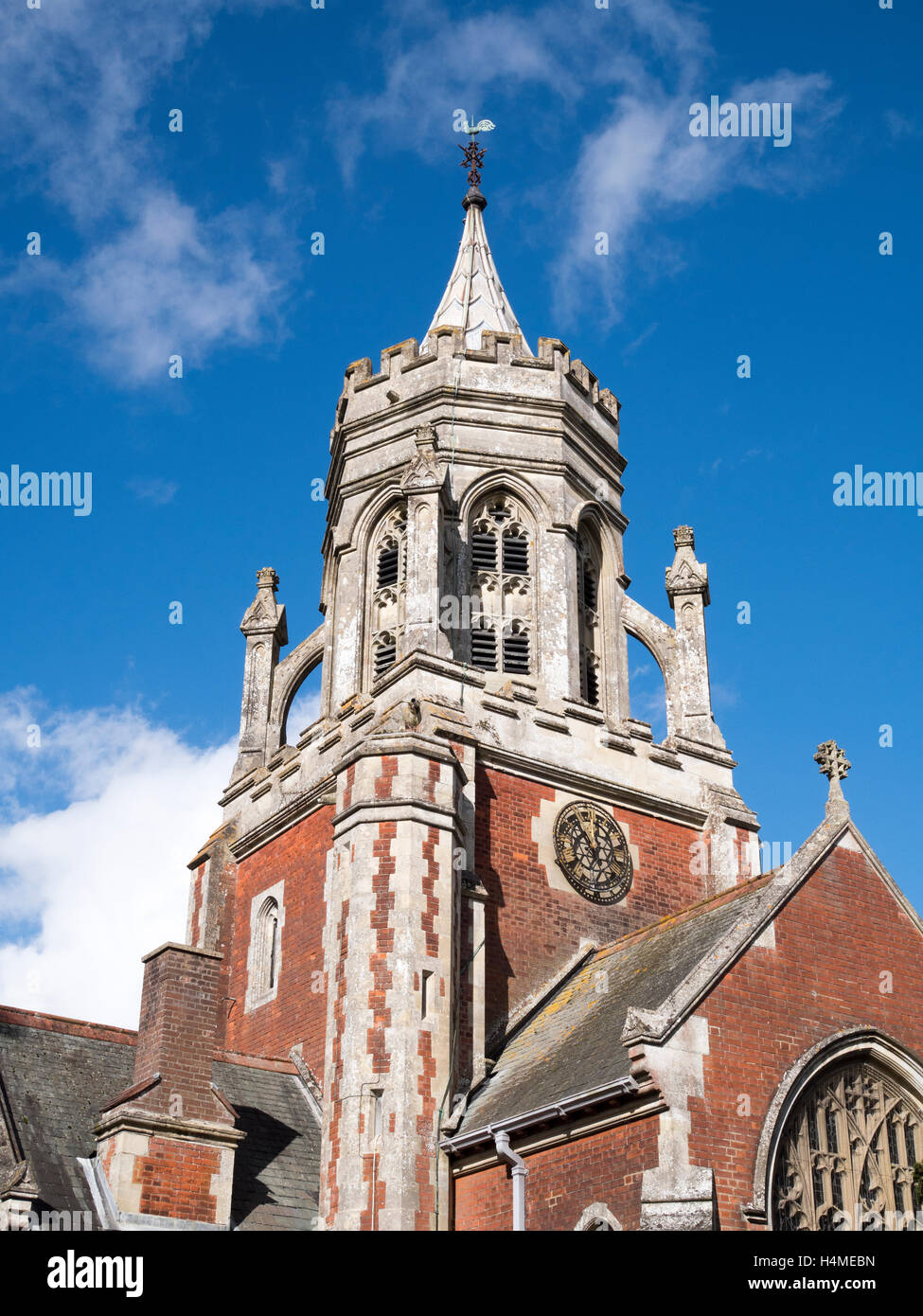 St Leonard's Church, Sherfield English, Hampshire, England, UK Stock ...