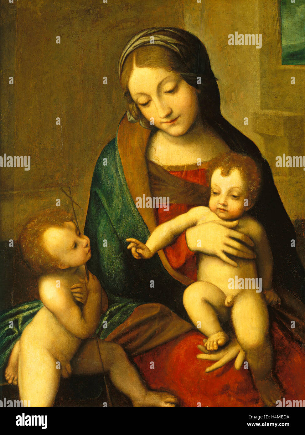 after Correggio, Madonna and Child with the Infant Saint John, c. 1510 ...