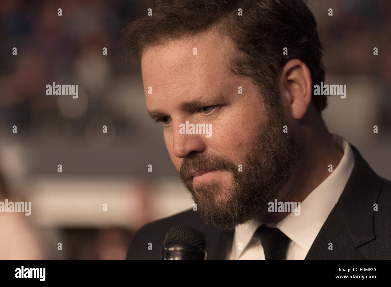 Actor David Denman attends the 13 Hour red carpet premiere at AT&T ...
