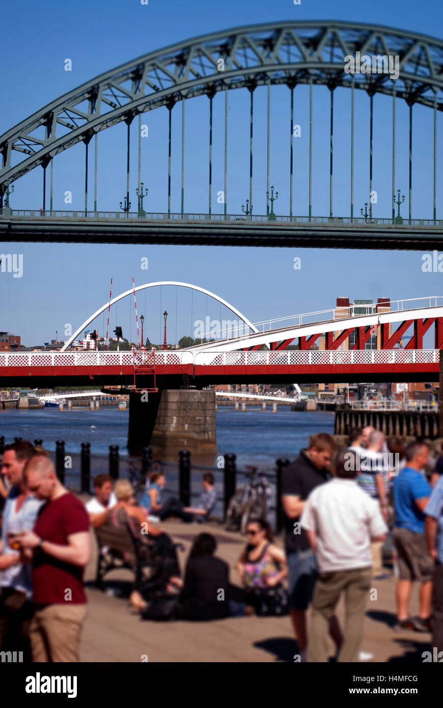 The Quayside, Newcastle Gateshead, United Kingdom Stock Photo - Alamy