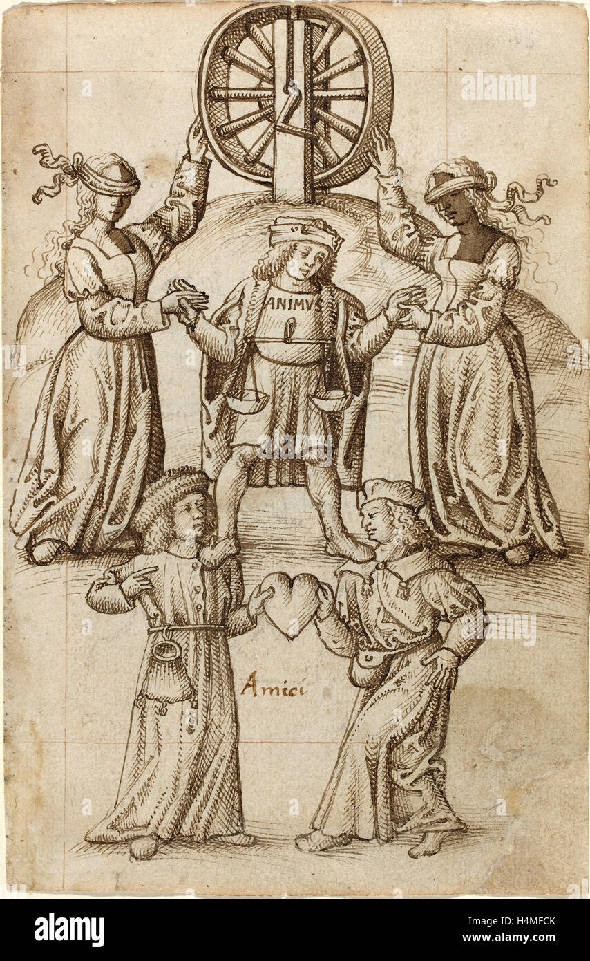 French early 16th century, "Friendship Is Equality; A Friend Is Another ...