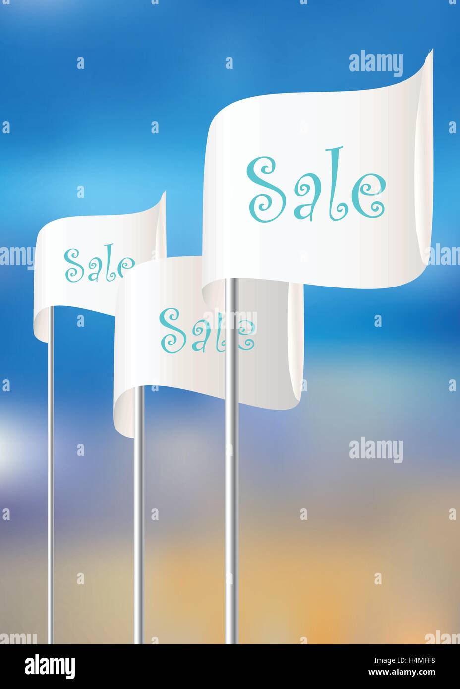 Flags for sales actions Stock Vector Image & Art - Alamy