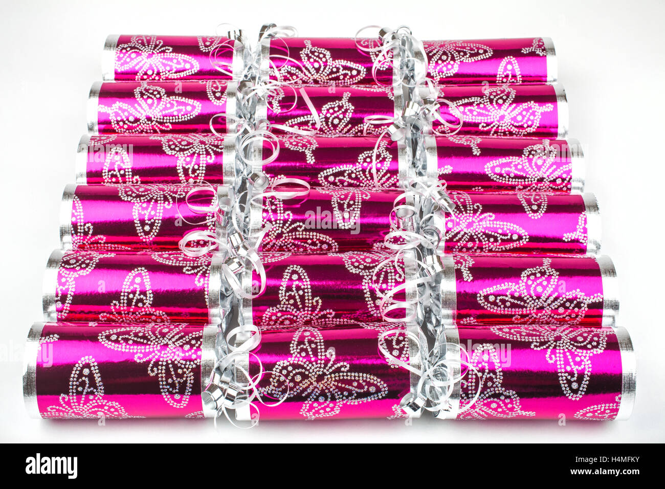 A studio shot of traditional Crackers or otherwise known as Bon Bons ...