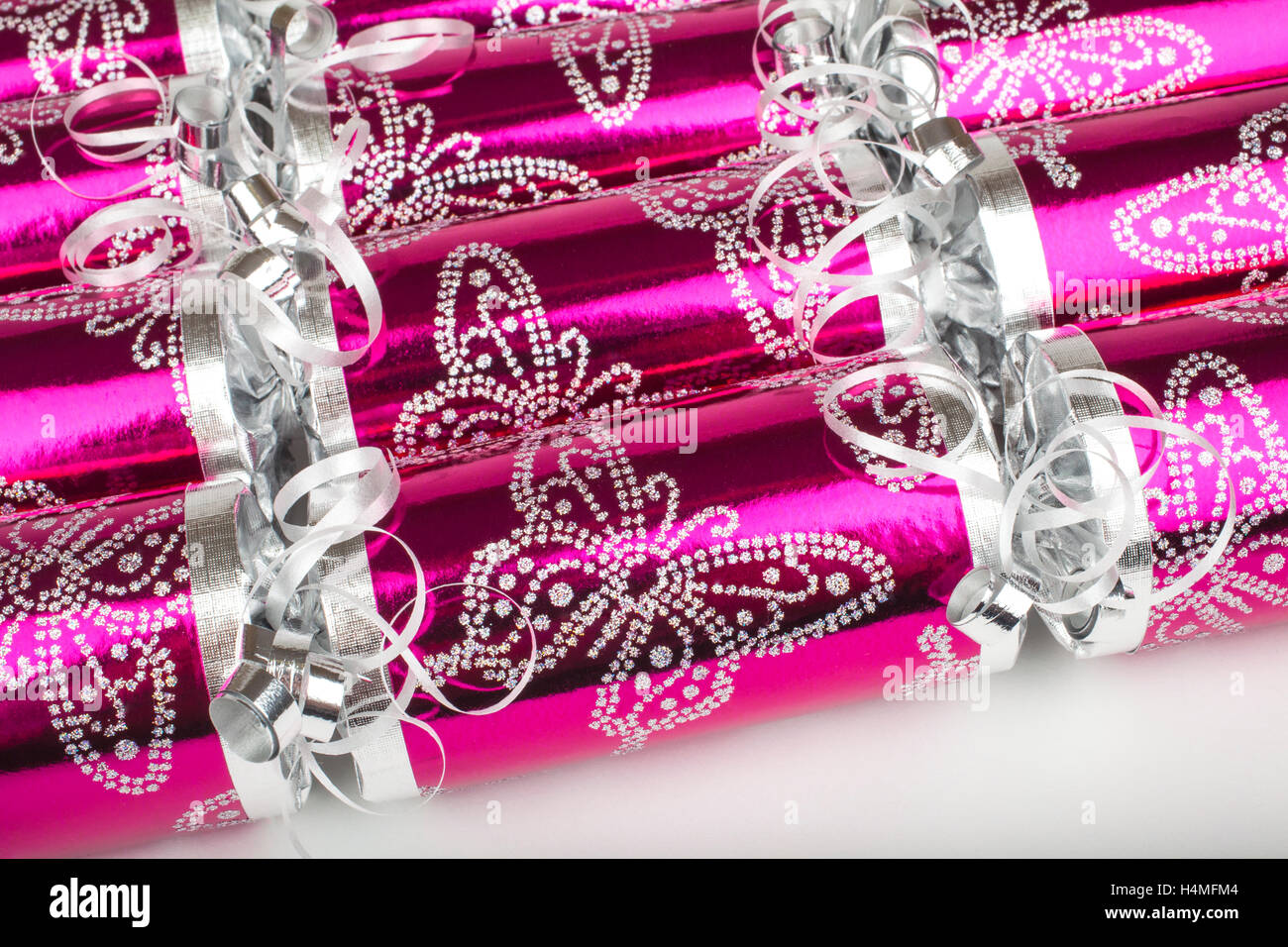 A studio shot of traditional Crackers or otherwise known as Bon Bons ...