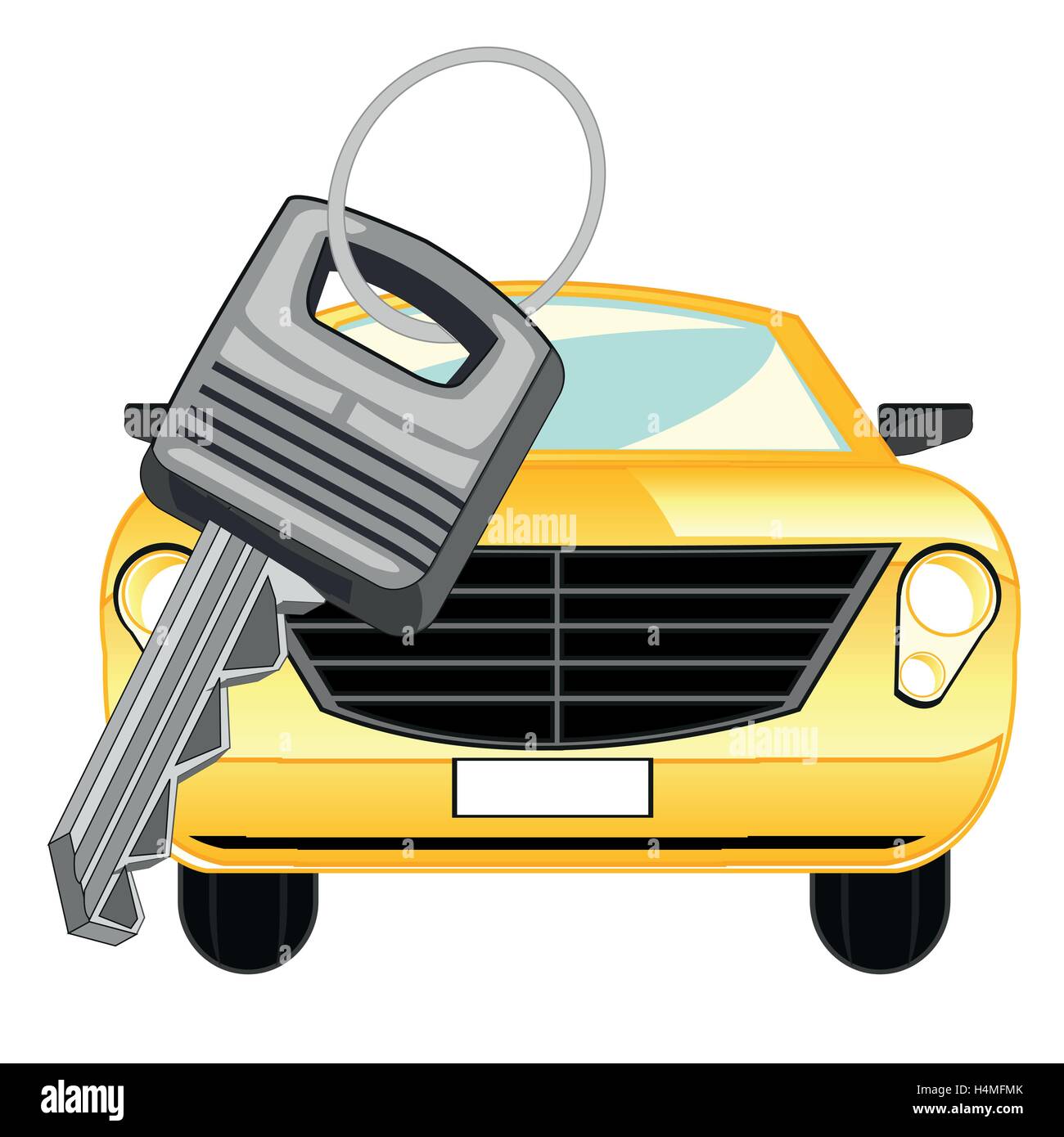 Car and key Stock Vector Image & Art - Alamy
