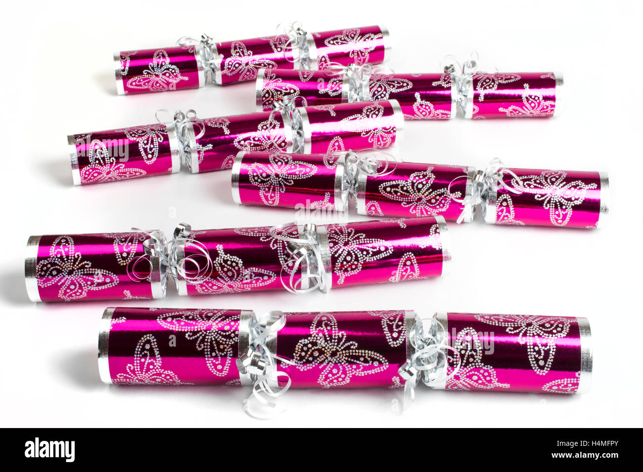 A studio shot of traditional Crackers or otherwise known as Bon Bons ...