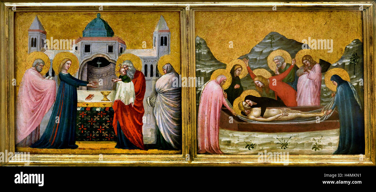 Medieval paintings from the 14th century hi-res stock photography and ...