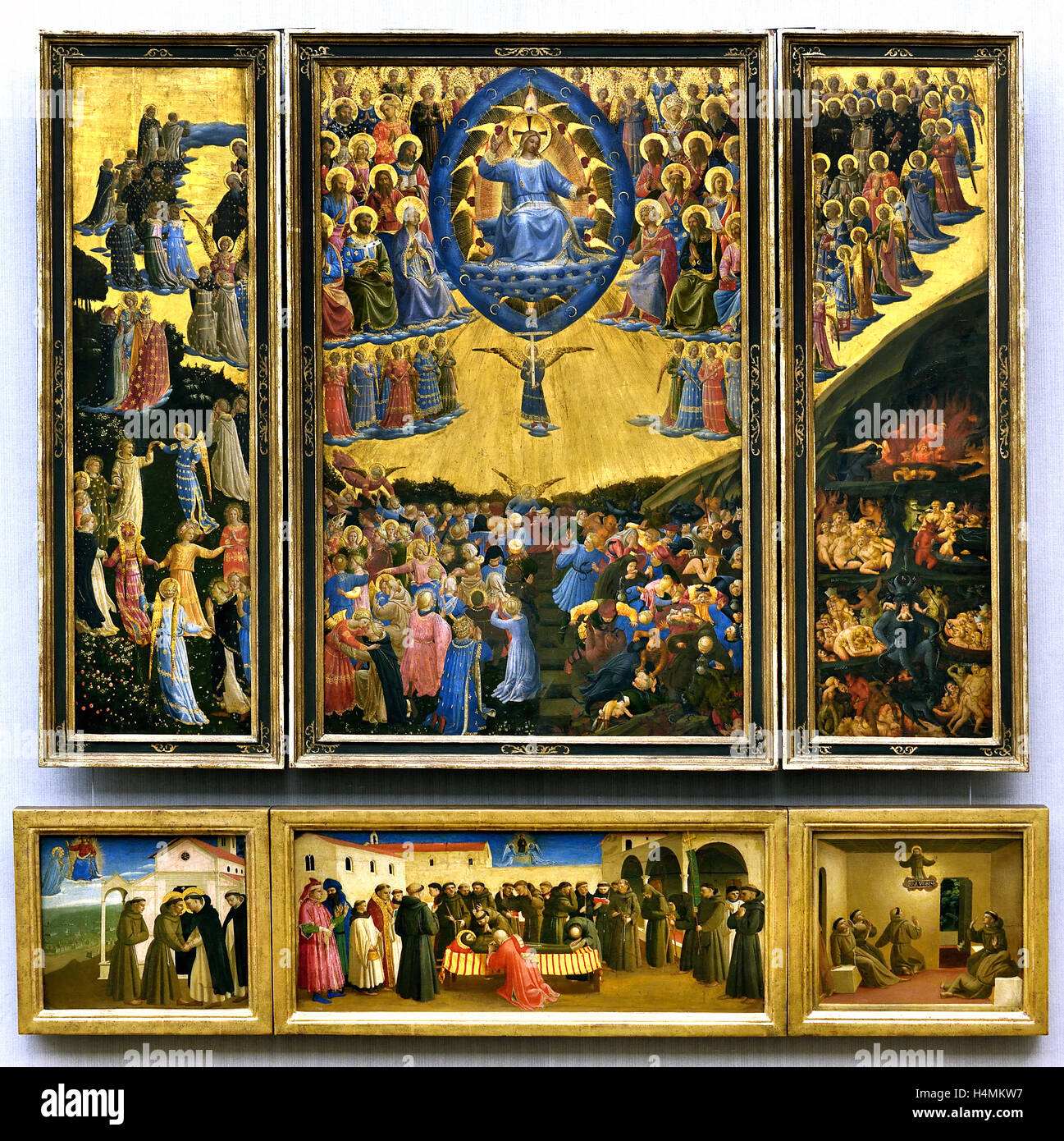 The Last Judgement Retabel 1440-1445 Angelico (Fra) (1395/1400 - 1455 ...