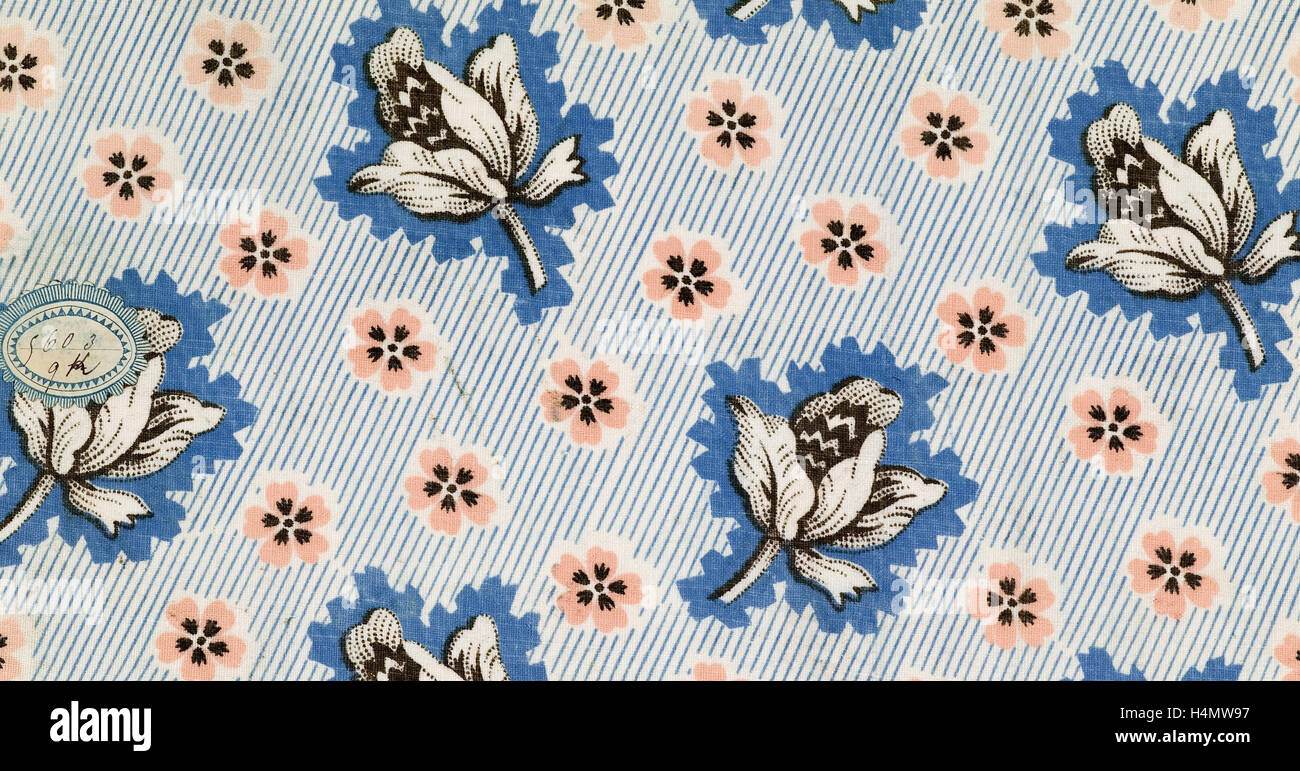 French Fabrics; First Half of the Nineteenth Century; 1800; 1810; 1820 ...