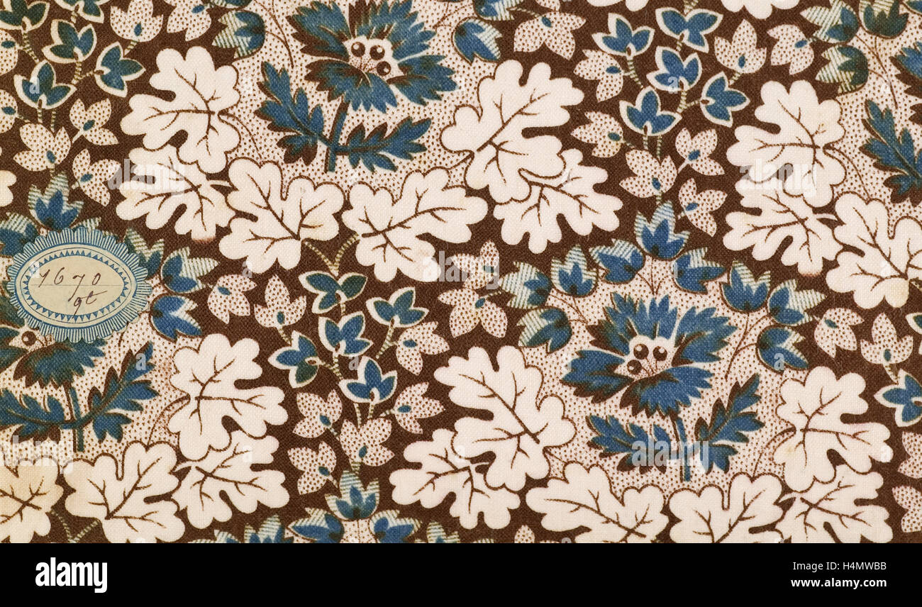 French Fabrics; First Half of the Nineteenth Century; 1800; 1810; 1820 ...