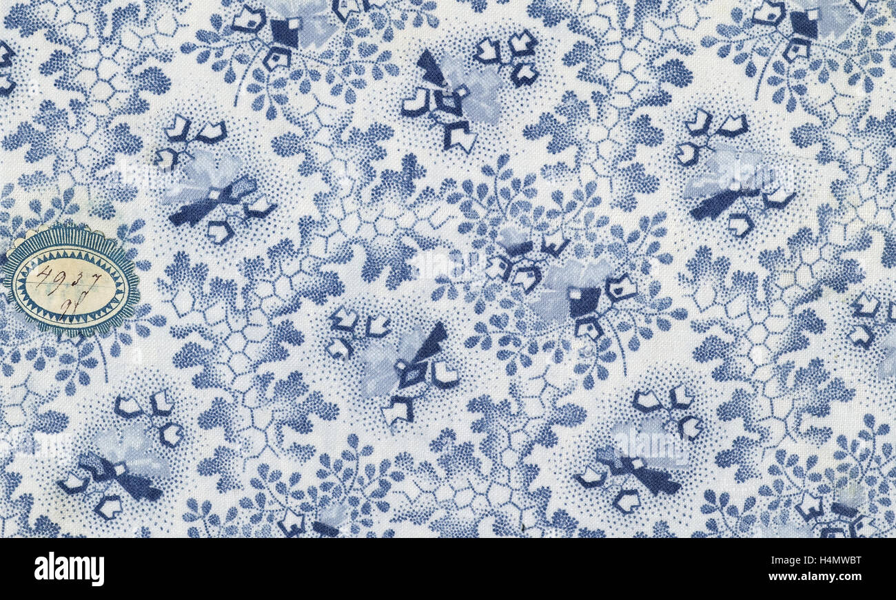 French Fabrics; First Half of the Nineteenth Century; 1800; 1810; 1820 ...