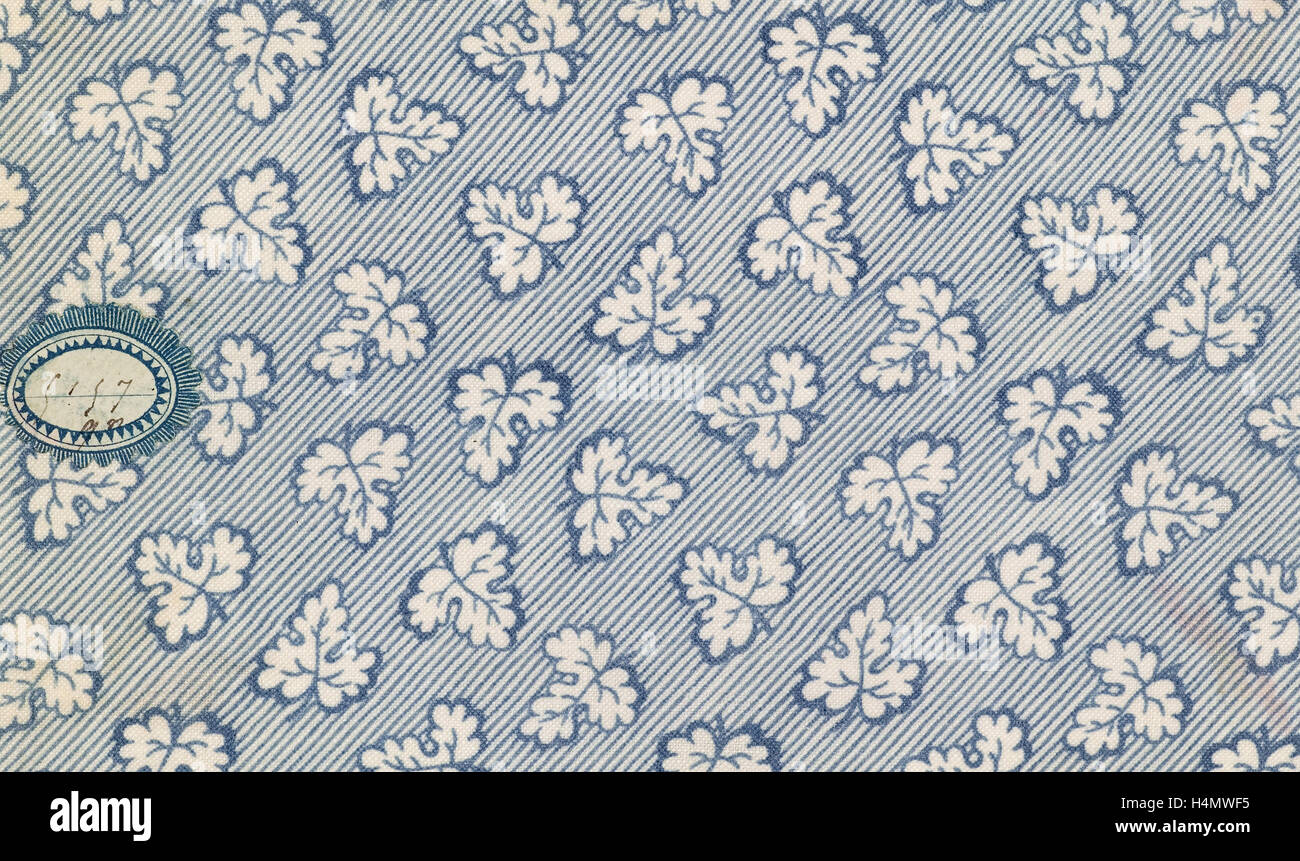 French Fabrics; First Half of the Nineteenth Century; 1800; 1810; 1820 ...