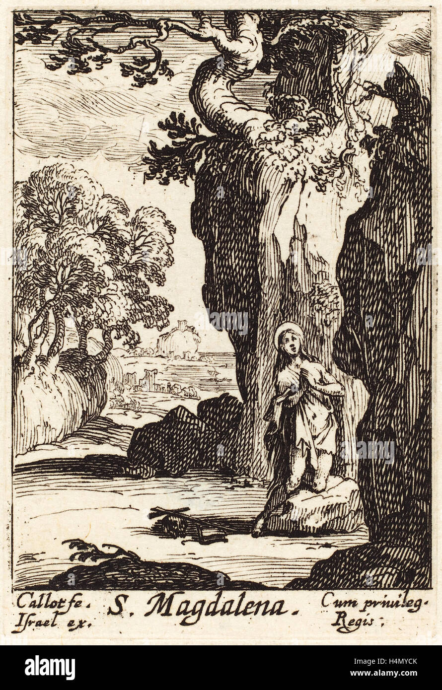 Jacques Callot (French, 1592 - 1635), Saint Mary Magdalene, etching ...